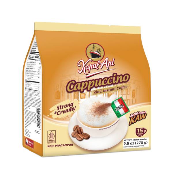 KAPAL API CAPPUCCINO 3 IN 1 印尼帆船 三合一卡布奇諾 – myAsianStore